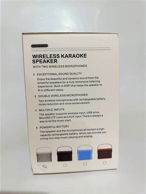 Original Xundd Wireless Portable Karaoke Speaker on Carousell