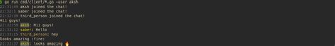 GitHub Aksh Bansal Dev Go Terminal Chat An Awesome Terminal Chat Application Built Using Golang