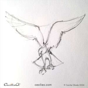 How To Draw A Bird In Flight