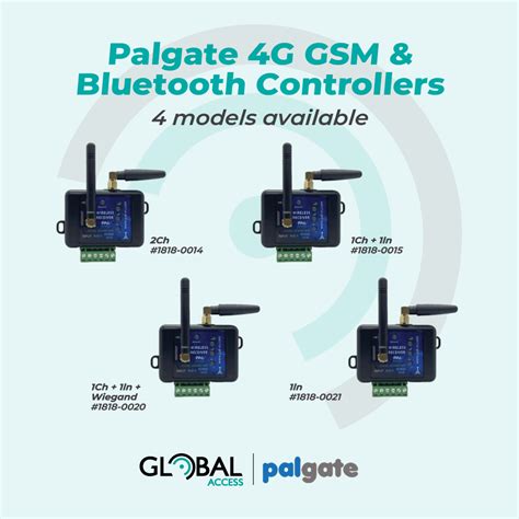 Palgate 4g Gsm And Bluetooth Controllers 4 Models Available Global Access