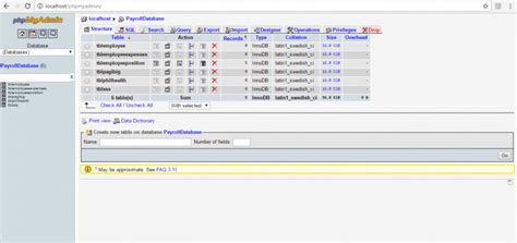 Payroll System Database Design Using MySQL