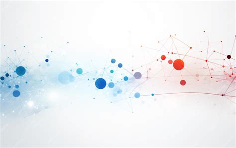 Premium Photo Abstract White Background Communication Technology Concept Vector Background