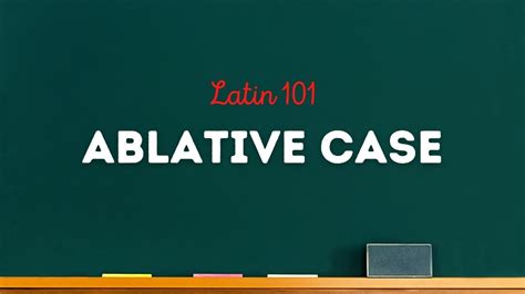 Latin Ablative Case What You Need To Know Books N Backpacks