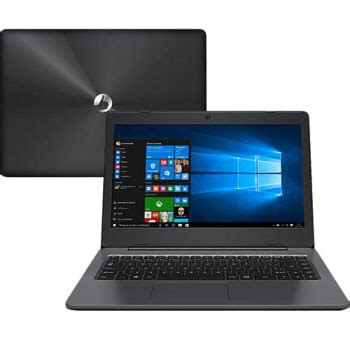 Notebook Positivo Stilo XC3650 Intel Celeron Dual Core 4GB 500GB Tela LCD 14 Windows 10 Cinza