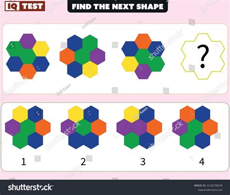 Find Next Shape Visual Intelligence Questions Stock Vector Royalty Free 2116739678