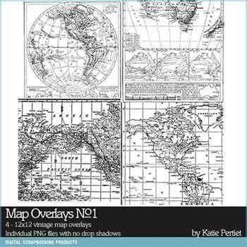 Map Overlays No 01 Digital Art