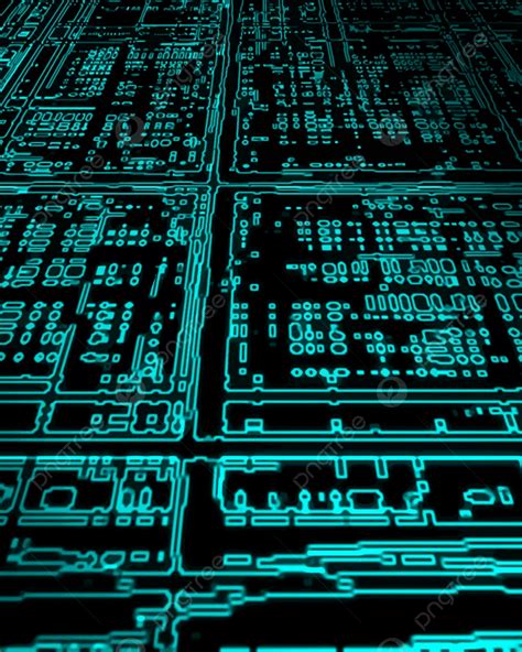 Glowing Circuit Board Dark Electronic Vector Board Dark Electronic Png And Vector With