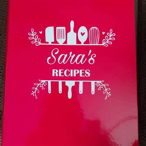 Personalised A4 Folder Knitting Patterns Custom Made Ring Binder