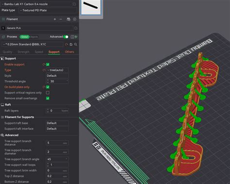 Strange Behavior With The Tree Support Issue Bambulab BambuStudio GitHub