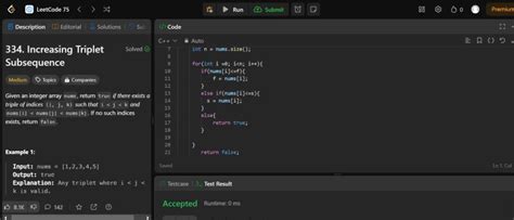 Md Shahanshah Alam On Linkedin Leetcode 75challenges Leetcodeproblem
