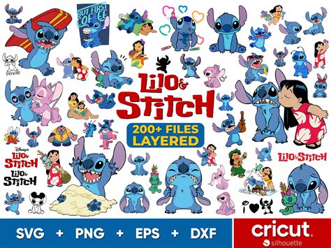 Lilo And Stitch Svg Bundle Lilo And Stitch Png Stitch Svg Files For