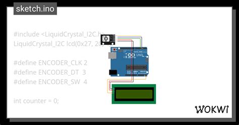 Praktik Arduino Dan Rotary Encoder Wokwi Esp32 Stm32 Arduino Simulator