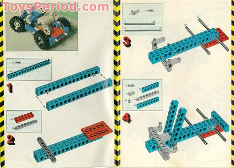 Lego 8050 Universal Building Set With Motor Instructions And Parts List