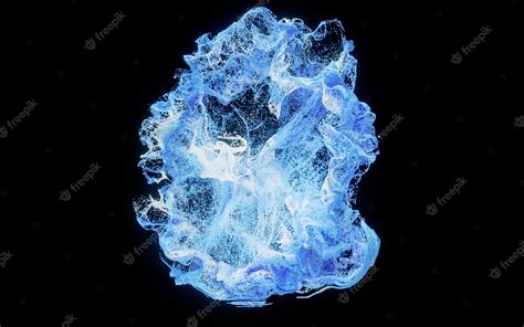 Premium Photo Wave Pattern Particles Abstract Particle Background 3d Rendering