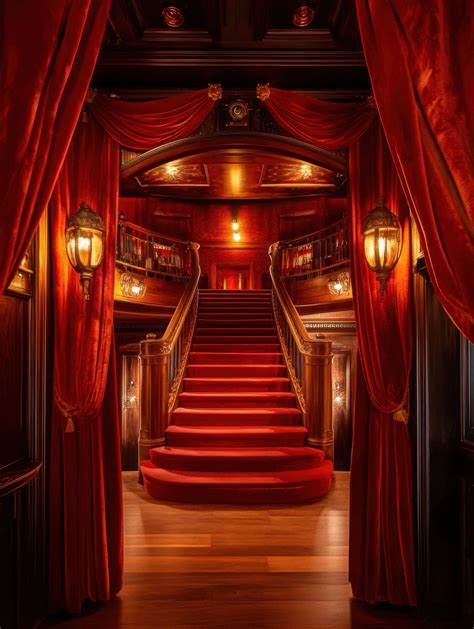 Close Knit Stage Feel With Velvet Curtains