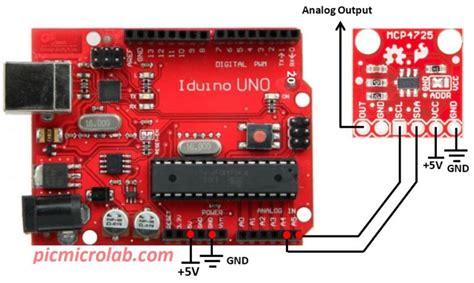 Interfacing Mcp4725 Dac With Arduino Microcontroller Based Projects