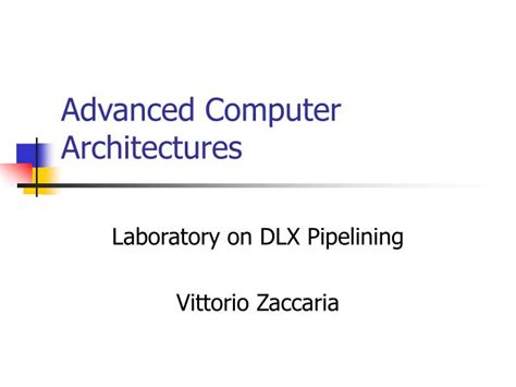 ppt advanced computer architectures powerpoint presentation free