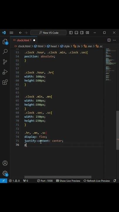 Clock Html Css Umservicesofficial Javascript Coding Developer Programming Youtube