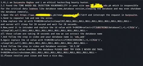 suryanshu raghav on linkedin cybersecurity sqlinjection infosec dataprotection securityalert…