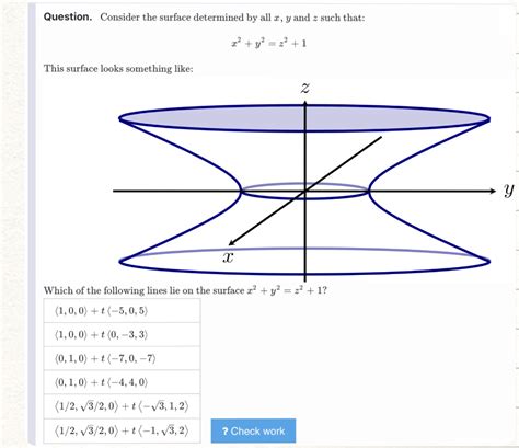 Solved Question Consider the surface determined by all æ y Chegg