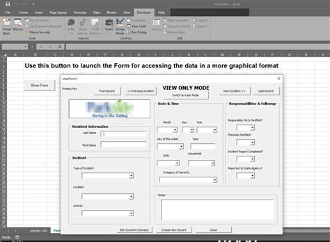 Excel Form Coding And Cookies