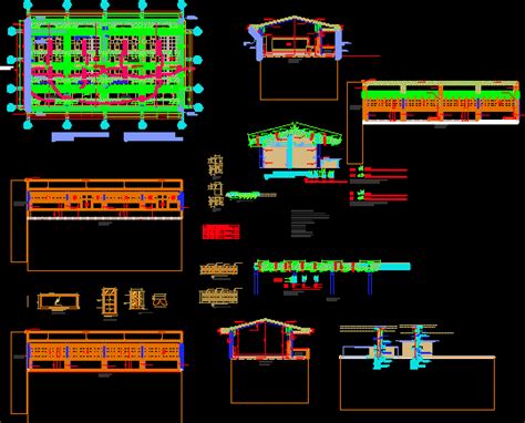 Classroom Projct Dwg Section For Autocad • Designs Cad