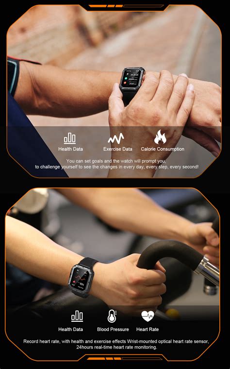 Yiqungo C20 Pro Smart Watch Ip68 Waterproof And Fitness Tracker