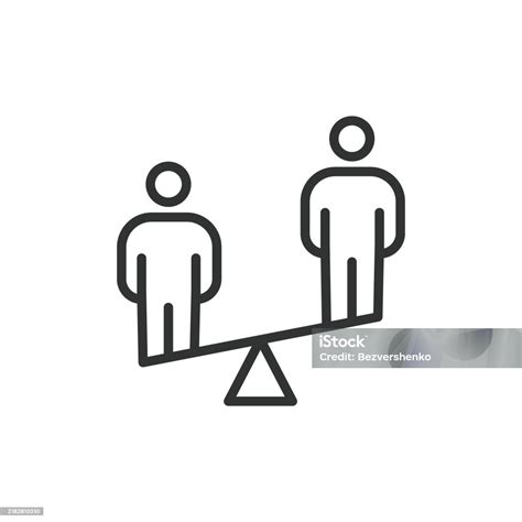 인종 차별 라인 디자인의 아이콘 인종 차별 차별 평등 다양성 정의 관용 편견 흰색 배경 벡터 인종 차별 편집 가능한 획 아이콘 공감에 대한 스톡 벡터 아트 및 기타 이미지