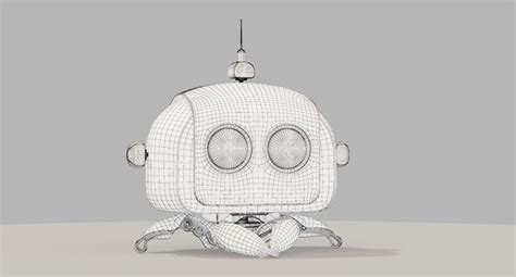 Cute Robot 3d Model Turbosquid 1953169