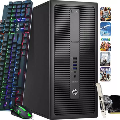 Restored HP ProDesk EliteDesk G2 Tower Gaming PC Desktop Intel Quad Core I5 6500 16GB 512GB SSD
