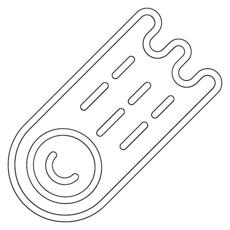 Premium Vector Meteorites Vector Icon Illustration Of Space Technology Iconset