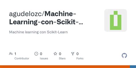 Github Agudelozc Machine Learning Con Scikit Learn Machine Learning Con Scikit Learn