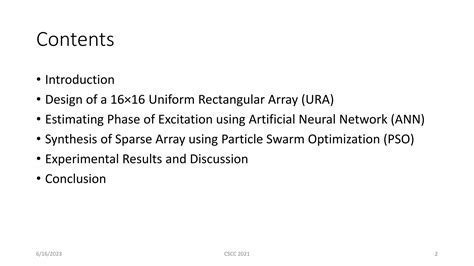 Synthesis Of A Sparse 2d Scanning Array Using Particle Swarm
