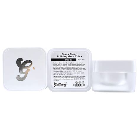 Gellicure Pro★ Glass Clear Building Gel Thick Nail Supply House