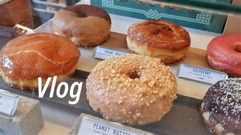 먹방일상vlog 비 안오는 날 호다닥 데이트이태원 일상기록올드페리도넛 수제버거 백숙과 물냉면 Youtube