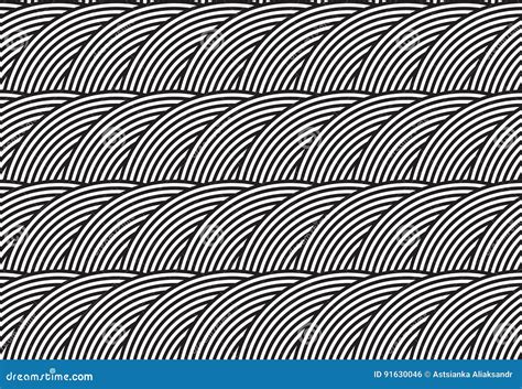 Vector Seamless Pattern Modern Stylish Texture Stock Vector Illustration Of Disk Graphic