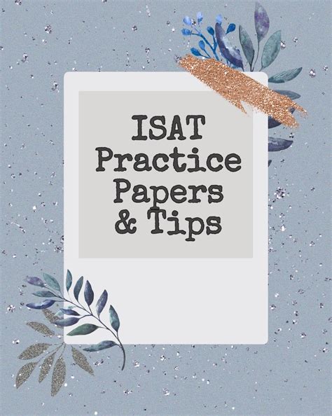 Isat Practice Papers And Tips Online Version Hobbies And Toys Books And Magazines Assessment