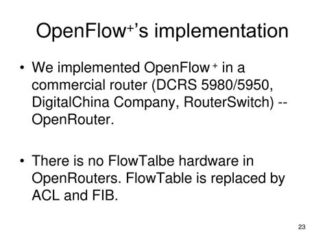 Ppt Openflow Extension For Openflow And Its Implementation