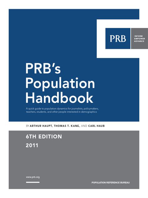 Prb Population Handbook 2011 Pdf Total Fertility Rate Demography