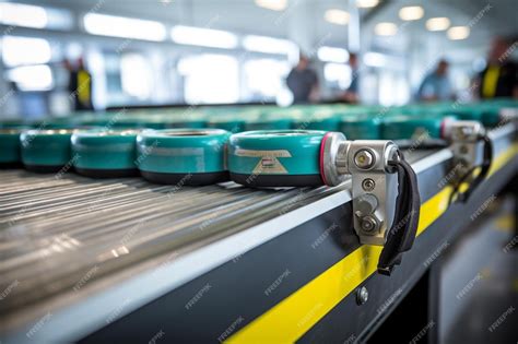 Conveyor Belt With Automated Defect Detection Sys Premium Ai