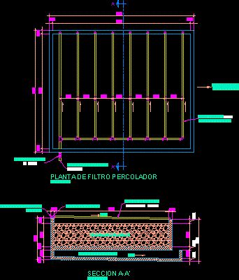 Trickling Filter DWG Detail For AutoCAD Designs CAD