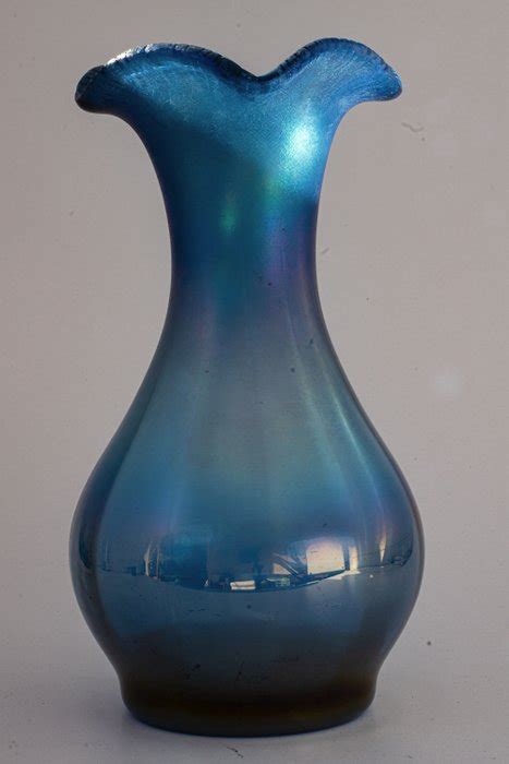 Freiherr Von Poschinger Iridescent Art Nouveau Vase Catawiki