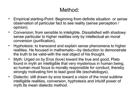 Theory Of Platos Idea Ppt