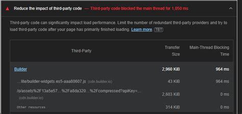 Builder Widget Is Blocking The Main Thread Technical Questions
