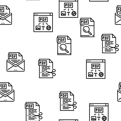 Pdf Electronic File Vector Seamless Pattern 10145163 Vector Art At Vecteezy