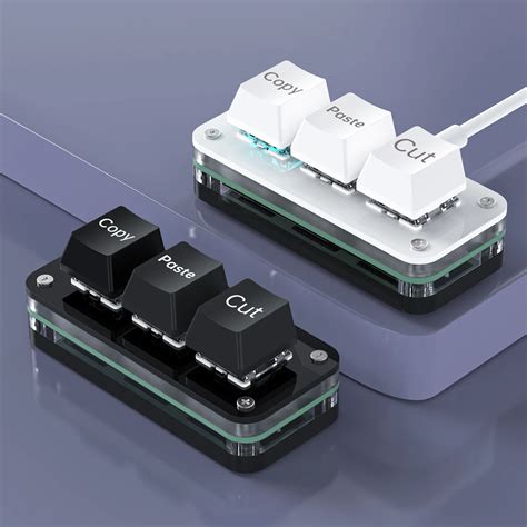 Rgb 3 Key Macro Mini Keyboard For Photoshop Gaming Hotswap Keypad Co Sikai Case
