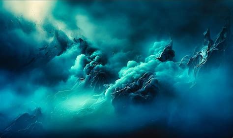 Premium Photo A Dark And Moody Abstract Background That Emulates The Atmospheric Haze Of Dense Fog