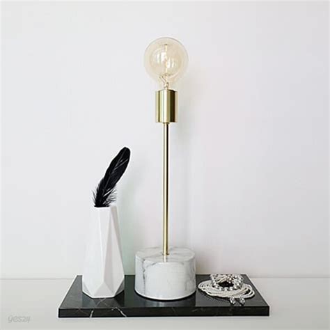 대리석 패턴 단스탠드 탁상 스탠드 조명 인테리어 소품 예스24