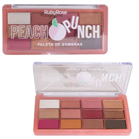 Comprar Paleta De Sombras Ruby Rose Peach Punch Hb1093