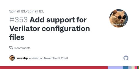 add support for verilator configuration files · issue 353 · spinalhdl